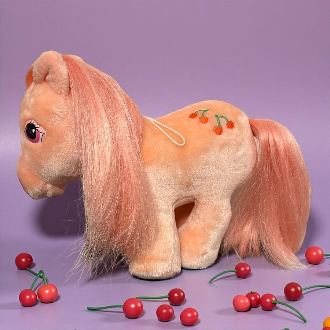 Really Cute My Little Pony 1984 Hasbro Softies Plush Stuffed Toy ...