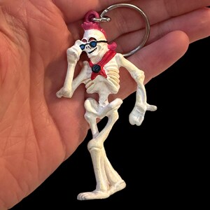 Goosebumps Collectible Curly the Skeleton Key Ring. Parachute Press ...