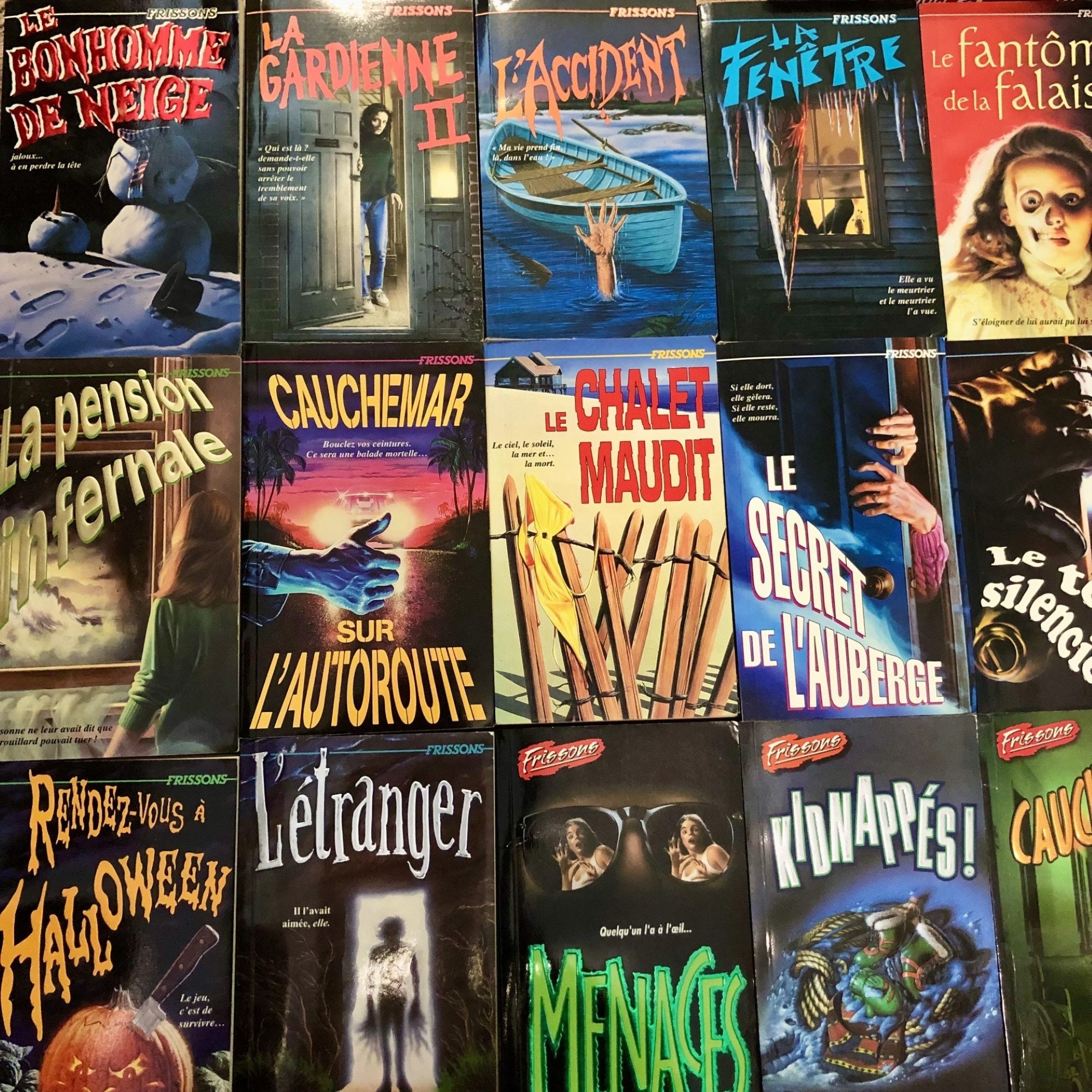 Rare 90s Shivers Collection Cult Books in Good Condition. Heritage ...