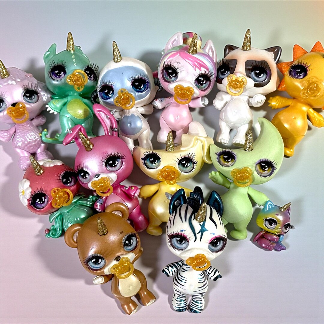 LOT of 13 MGA Poopsie Sparkly Critters: All Kinds! Cat, Strawberry ...