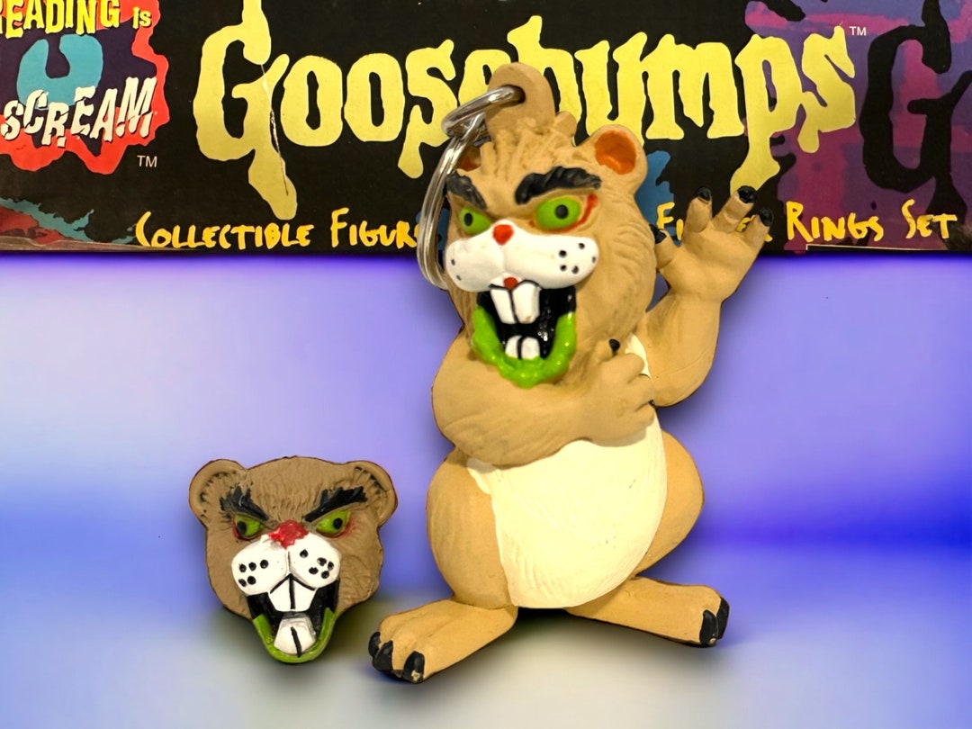 Goosebumps Collectible Cuddles the Hamster Key Ring and Finger - Etsy