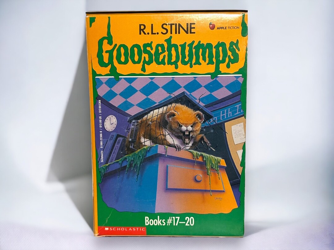 90s Goosebumps Box Set Books 17-20 21. Apple Fiction. Scholastic. R.L ...