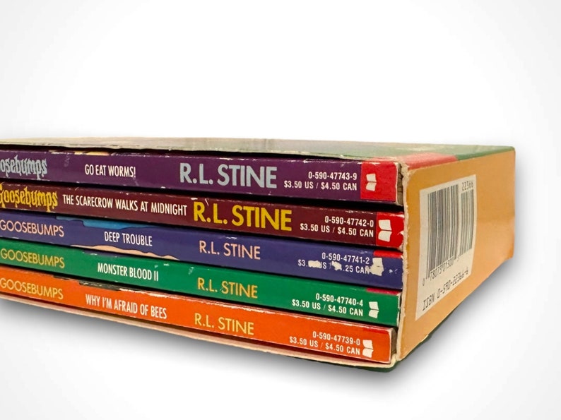 90s Goosebumps Box Set Books 17-20 21. Apple Fiction. Scholastic. R.L ...