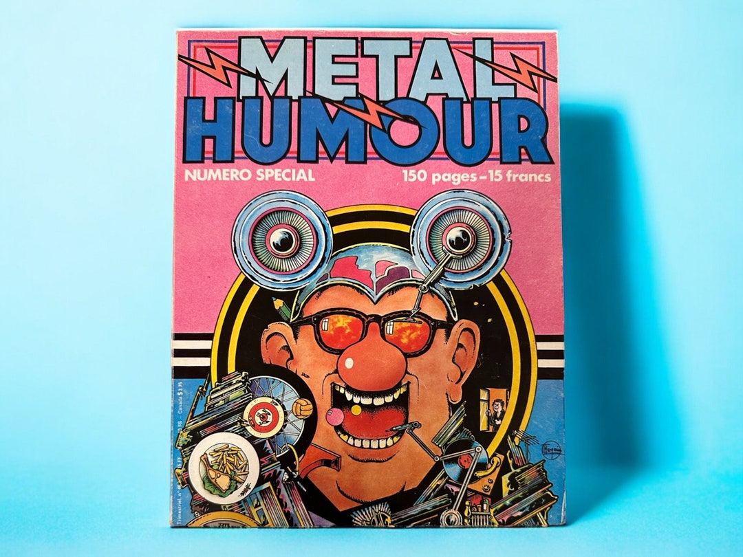 Magazine Métal Hurlant #46 bis: Numéro spécial Métal Humour. Publié par les humanoïdes associés ...