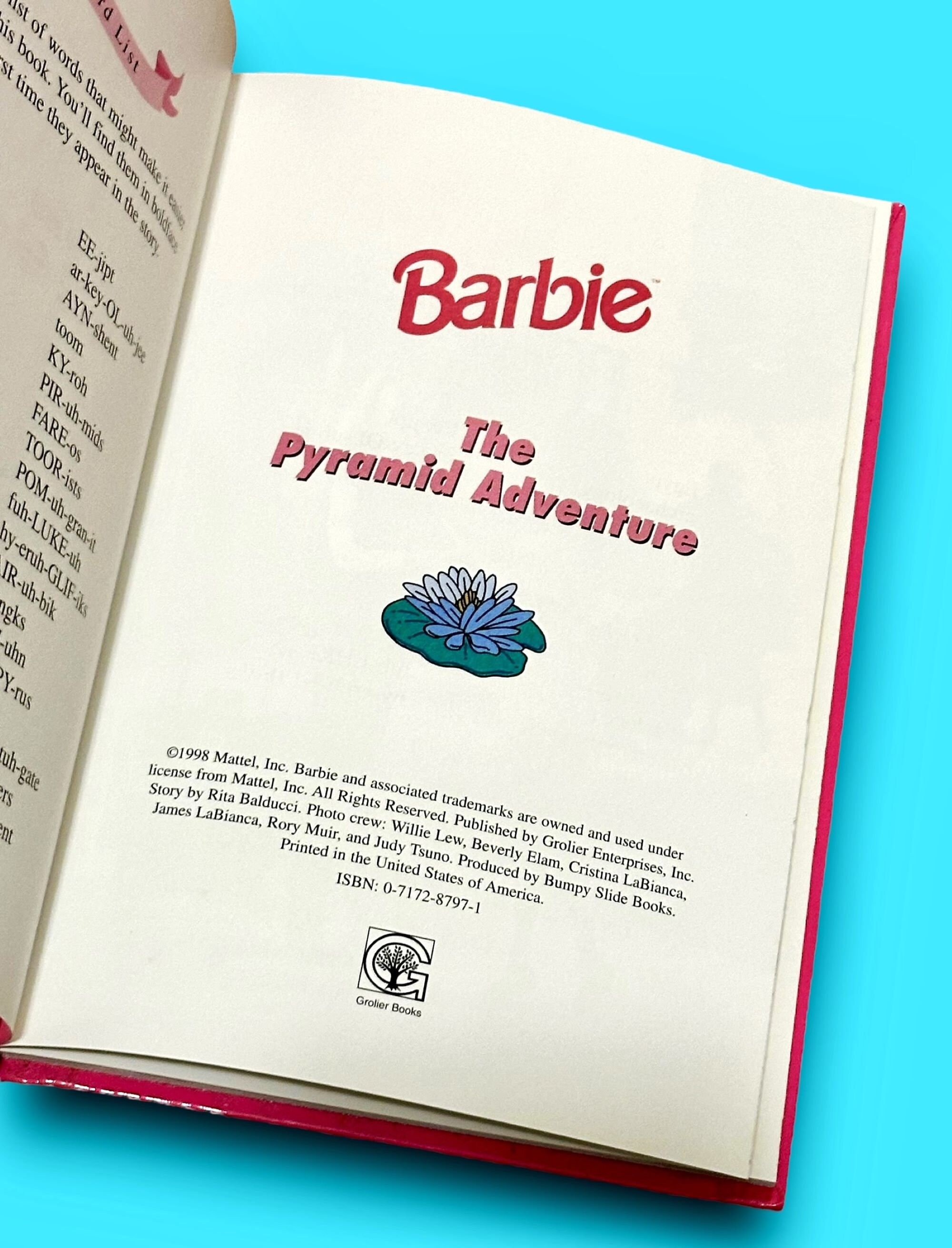 Barbie! the Pyramid Adventure & the Turquoise Trail Mystery. 1998 ...