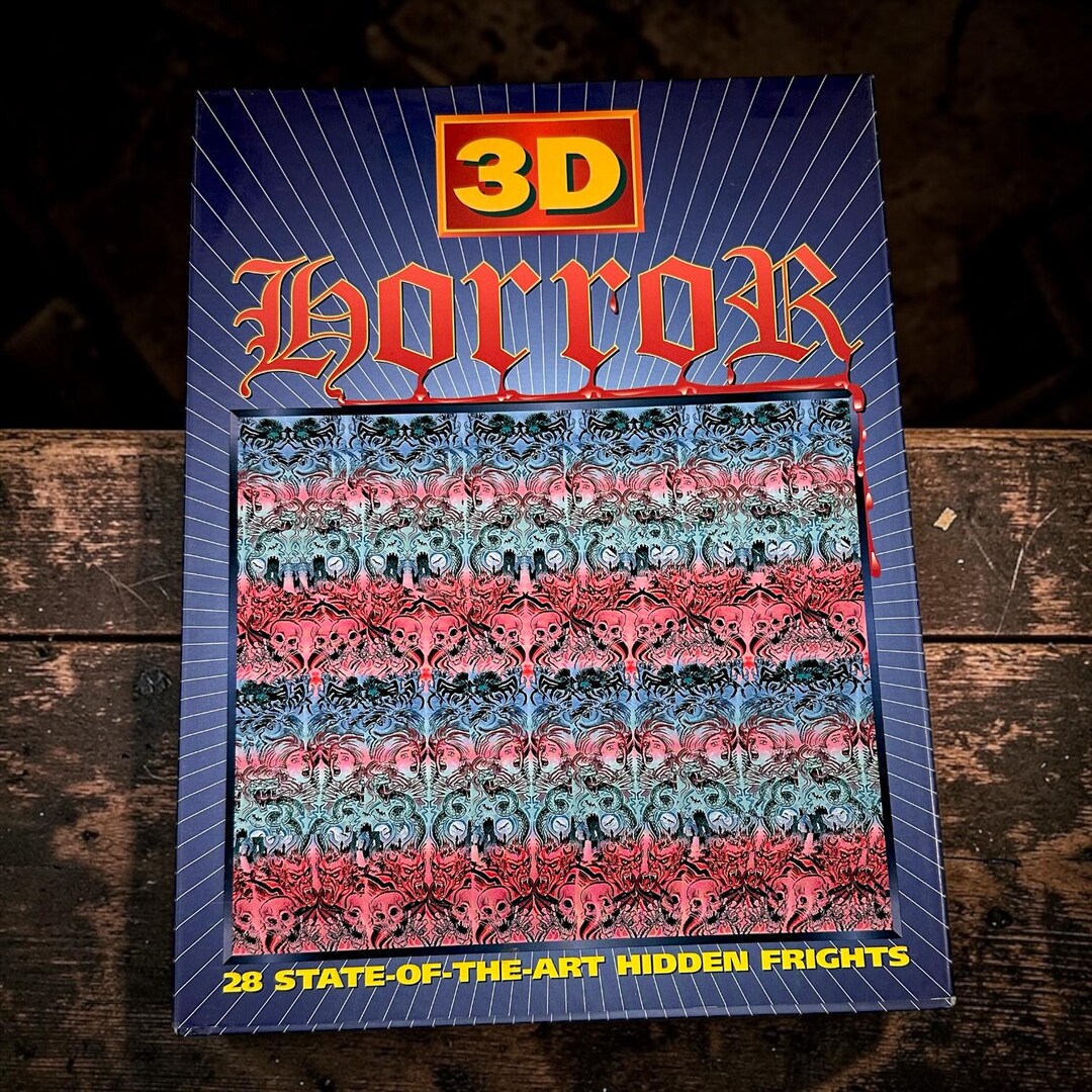 Vintage Book 3D HORROR Hidden Frights Hardcover With Dust Jacket. JG ...