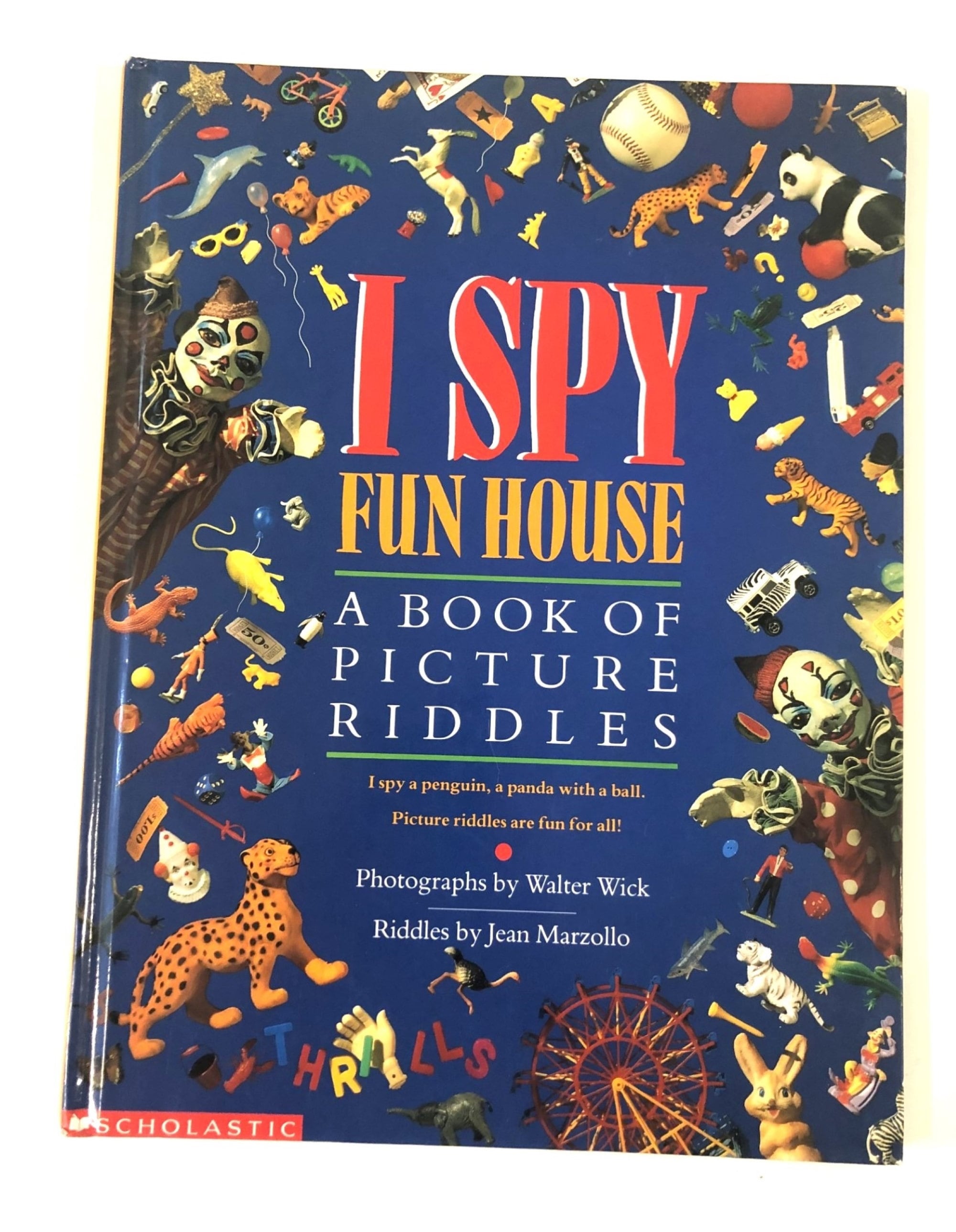 I SPY FUN HOUSE A Book of Picture Riddles. 1st Scholastic Printing ...