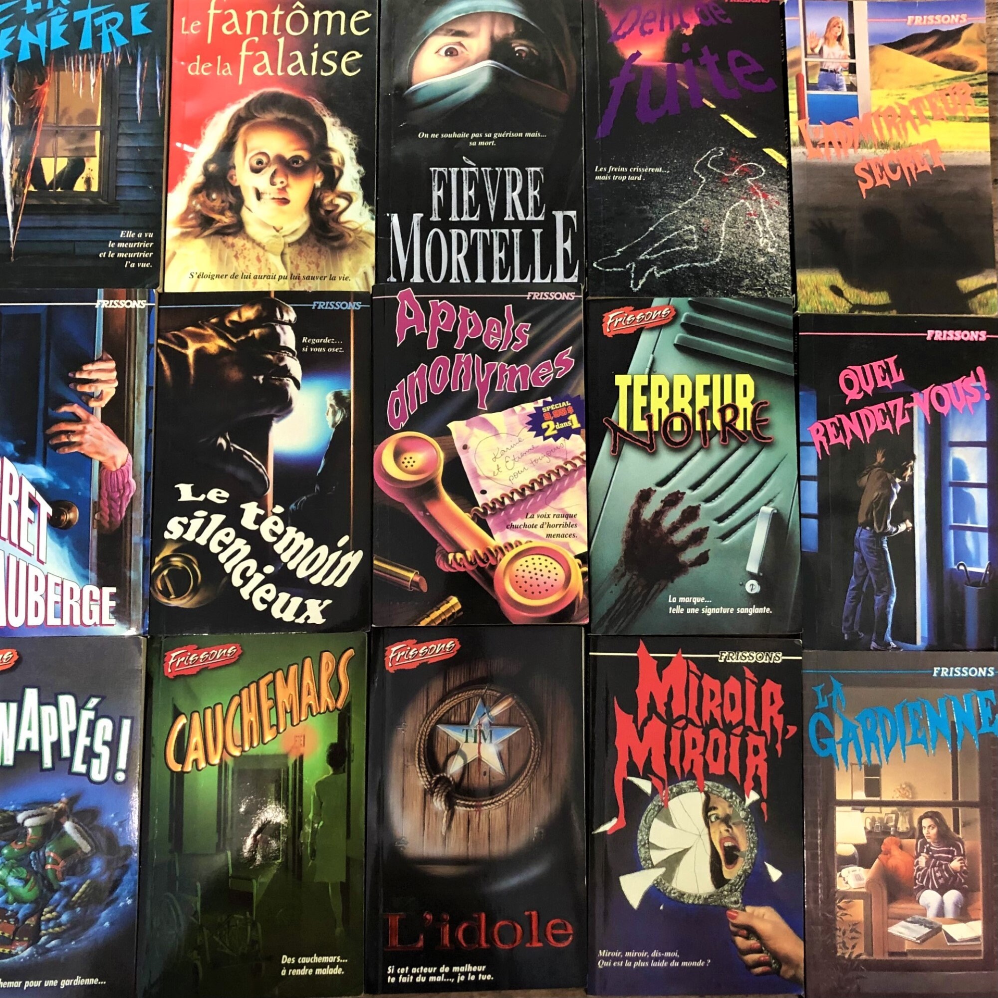 Rare 90s Shivers Collection Cult Books in Good Condition. Heritage ...