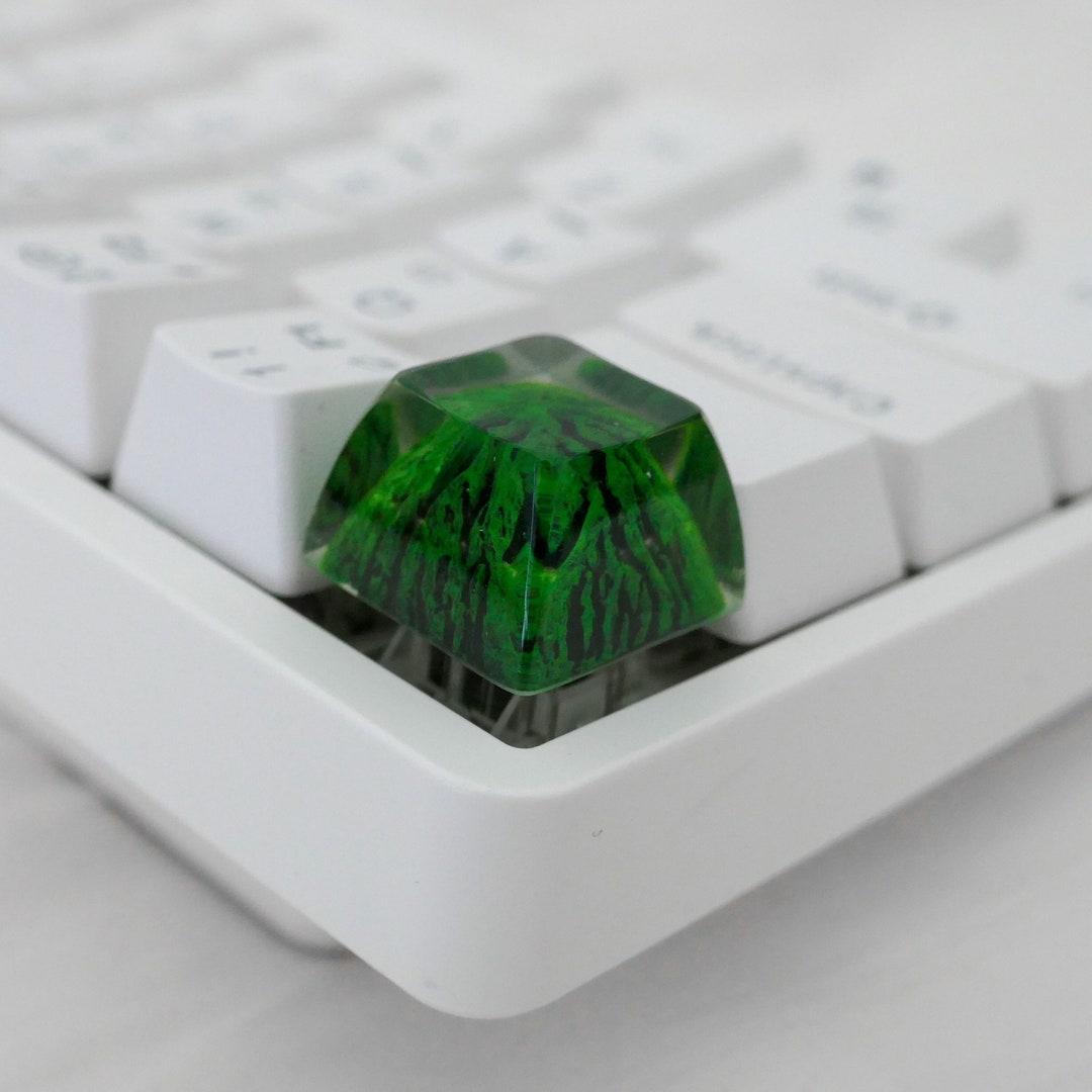 Aoyama Green Mountain Keycap, Artisan Keycap, Handmade Keycap, Cherry ...
