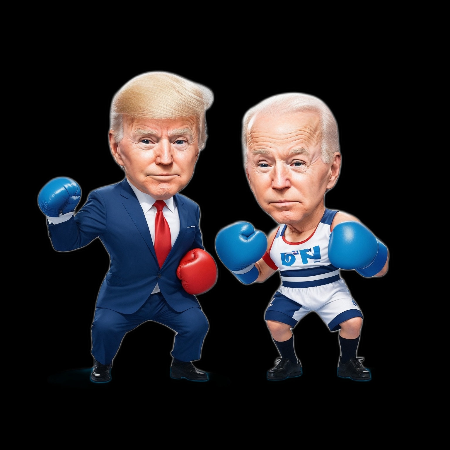 Biden Vs. Trump Clipart Chibi Style - Etsy