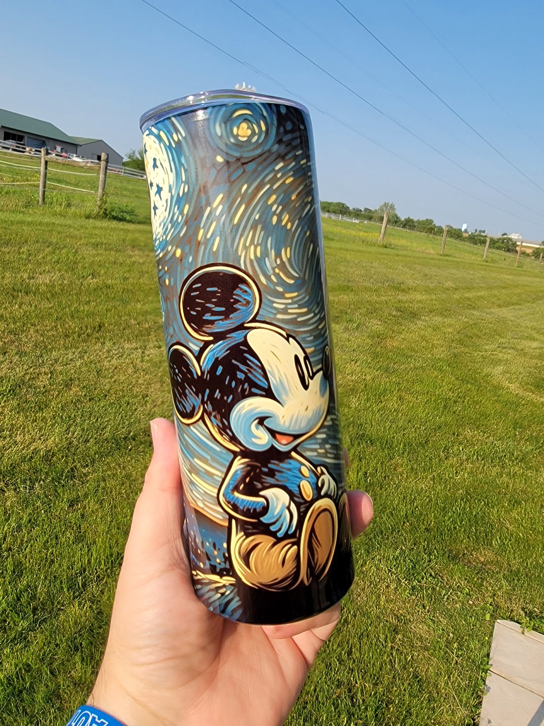 Mickey Mouse the Starry Night - Etsy