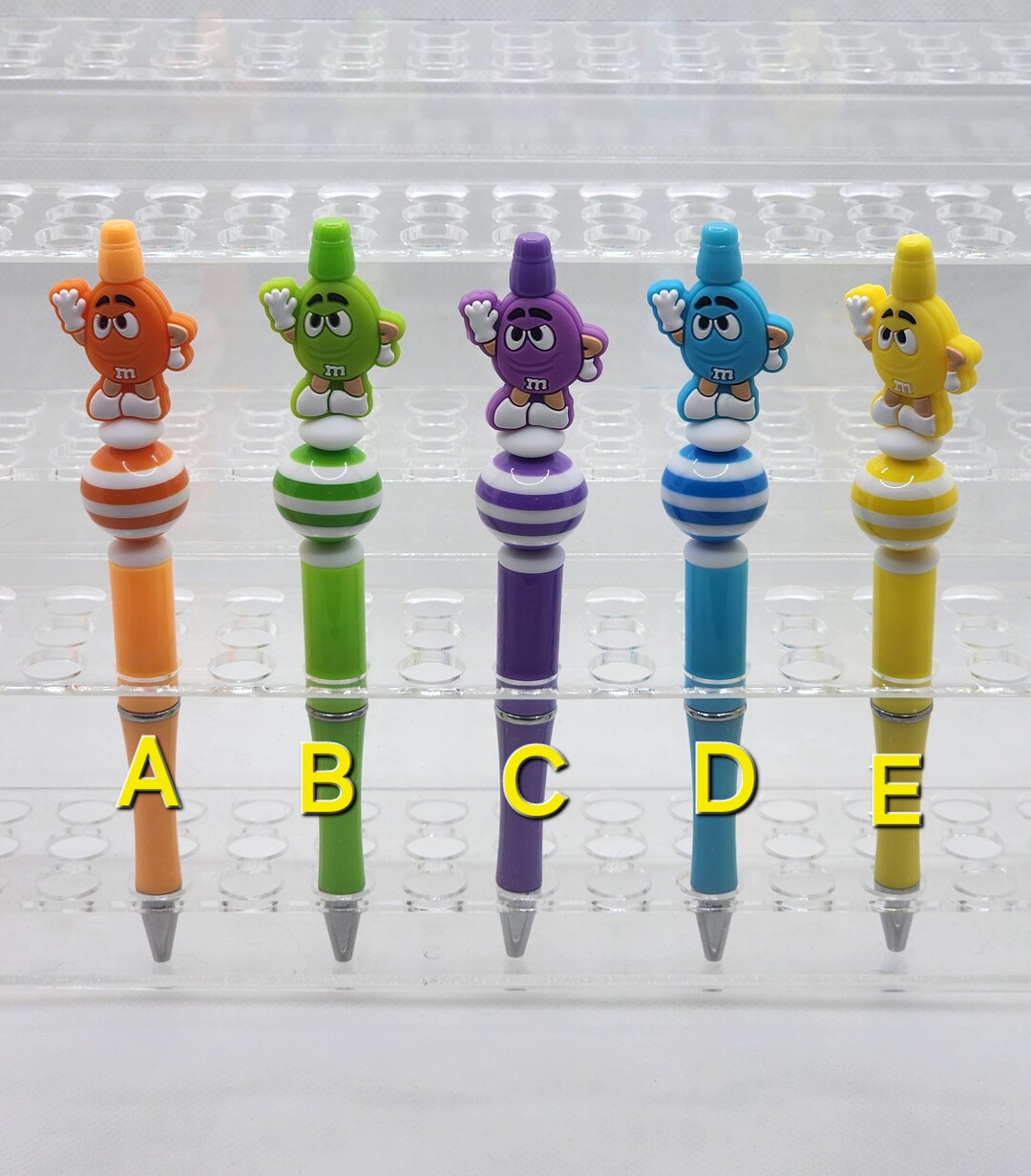 Chocolate Candy Guys Beaded Pen and 1 Free Ink Refill With Each Pen ...
