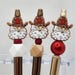 Classic Santa or Western Santa Beaded Pen & 1 Free Ink Refill With ...