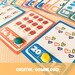 20 Preschool Counting Flashcards L Printable Number Flashcards 1-20 L ...