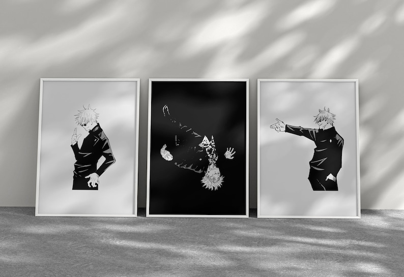 Gojo Satoru Jujutsu Kaisen Anime Print Gifts DİGİTAL - Etsy Australia