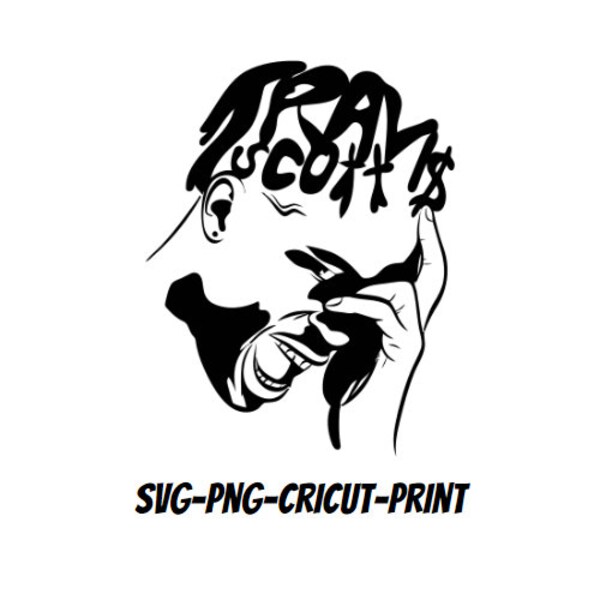 Travis Scott Vector - Etsy