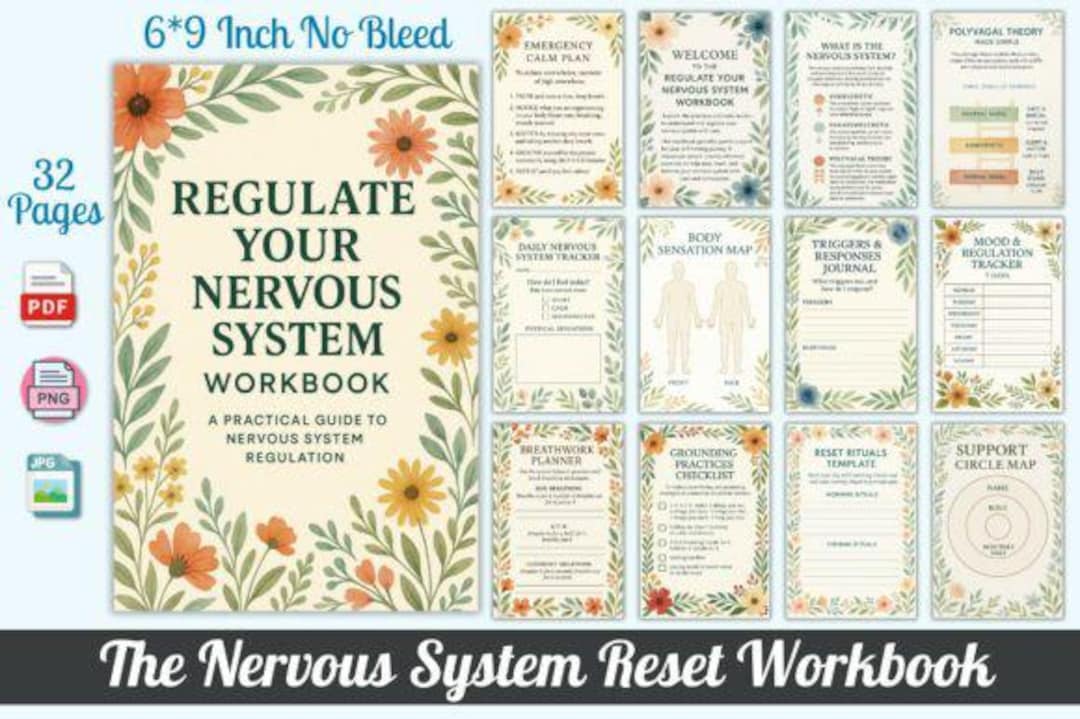 Nervous System Reset Workbook Printable PDF | Somatic Healing ...
