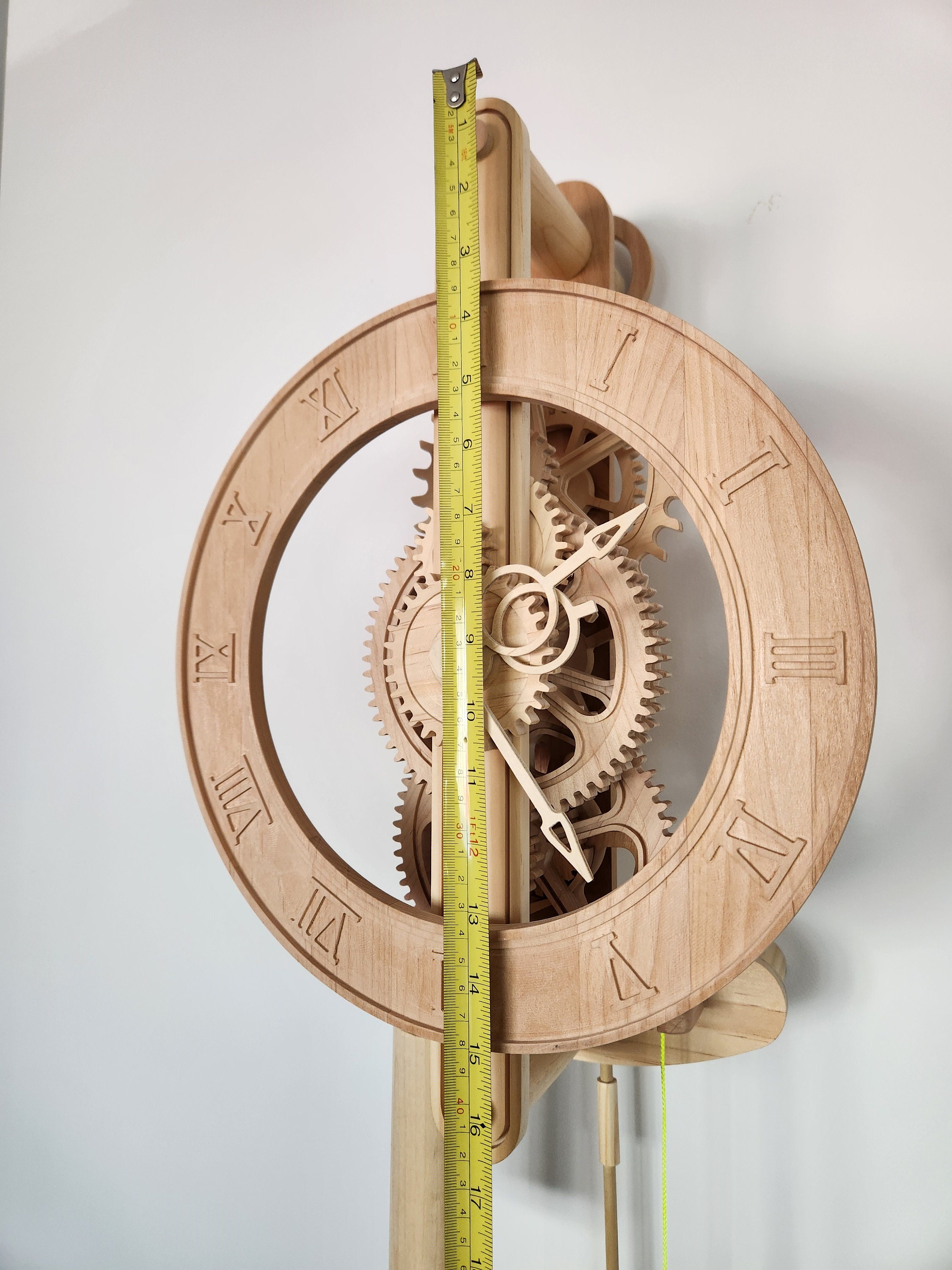 Wooden Clock, Wooden Gear Clock ,clock - Etsy