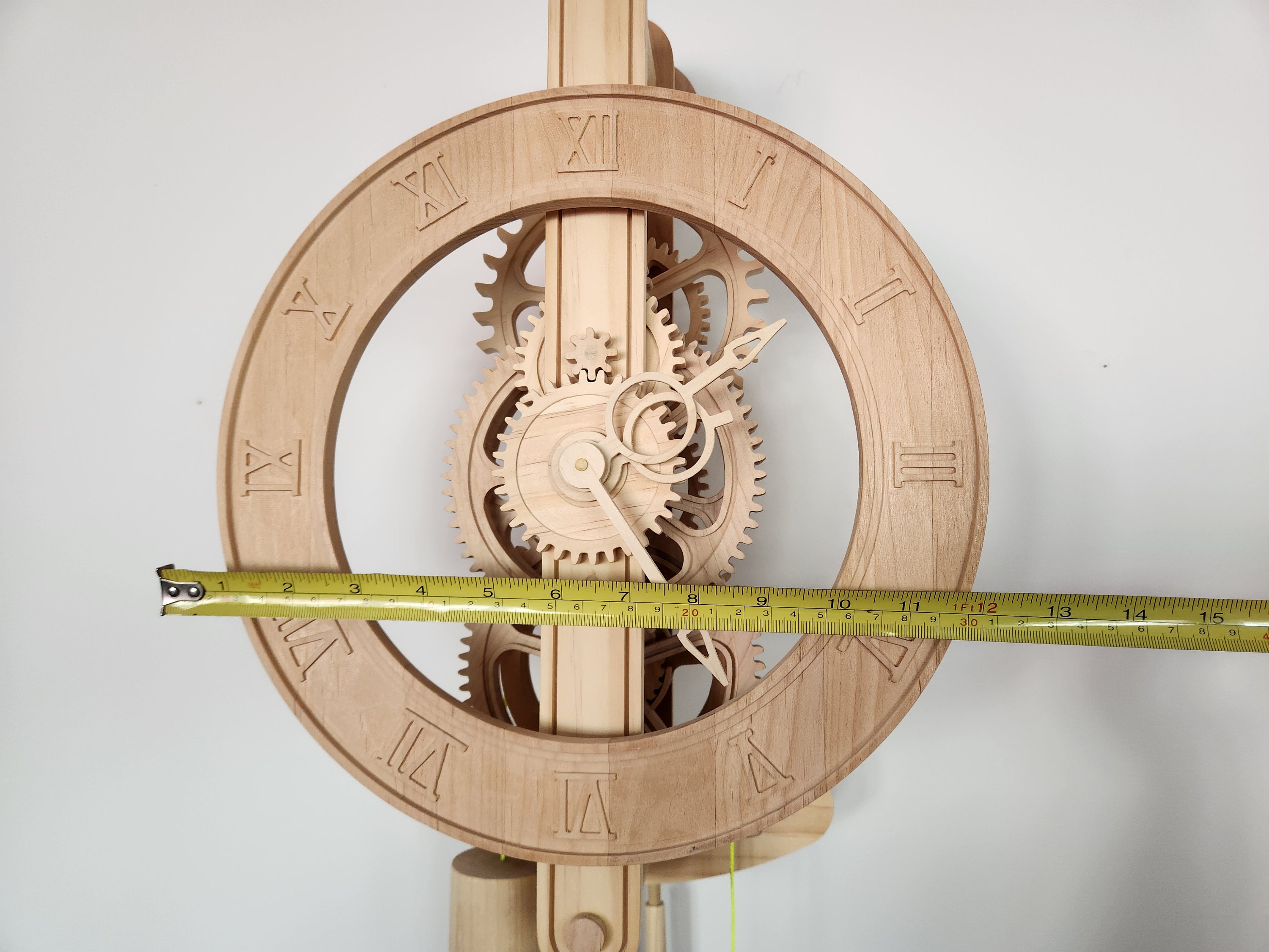 Wooden Clock, Wooden Gear Clock ,clock - Etsy