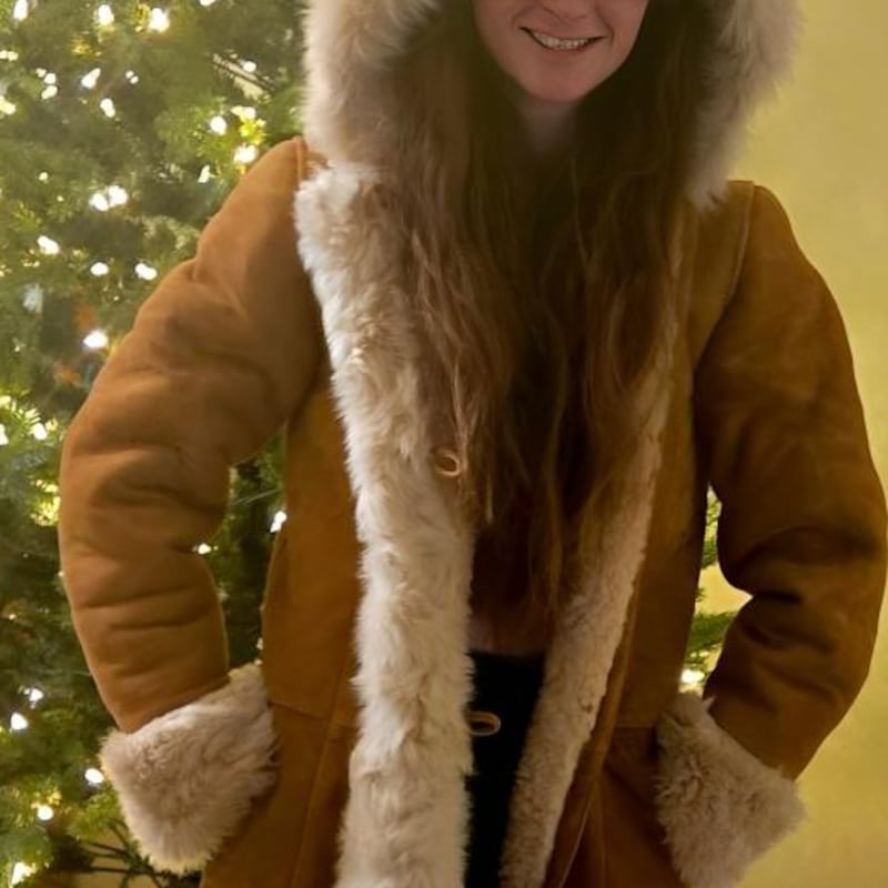 Brown Hooded Suede Coats - Etsy