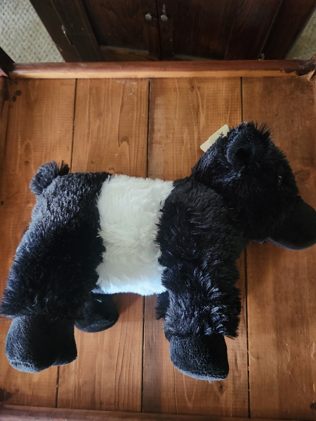 Large Belted Cow Plush - Etsy