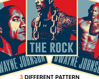 Dwayne Johnson - Etsy