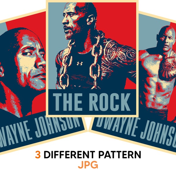 The Rock Dwayne Johnson Png - Etsy