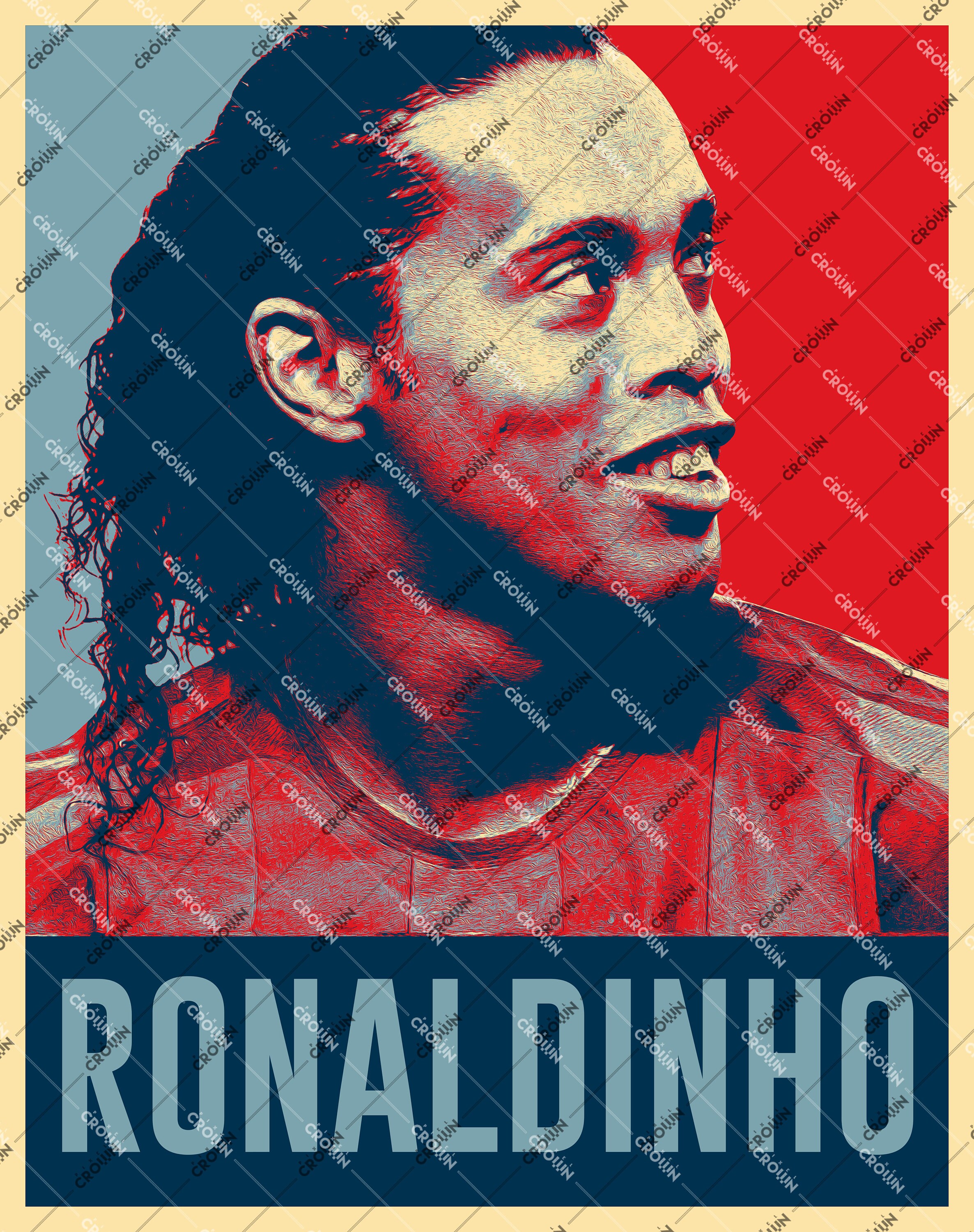 Ronaldinho Hope Poster Jpg, Ronaldinho Digital Product Tshirt ...