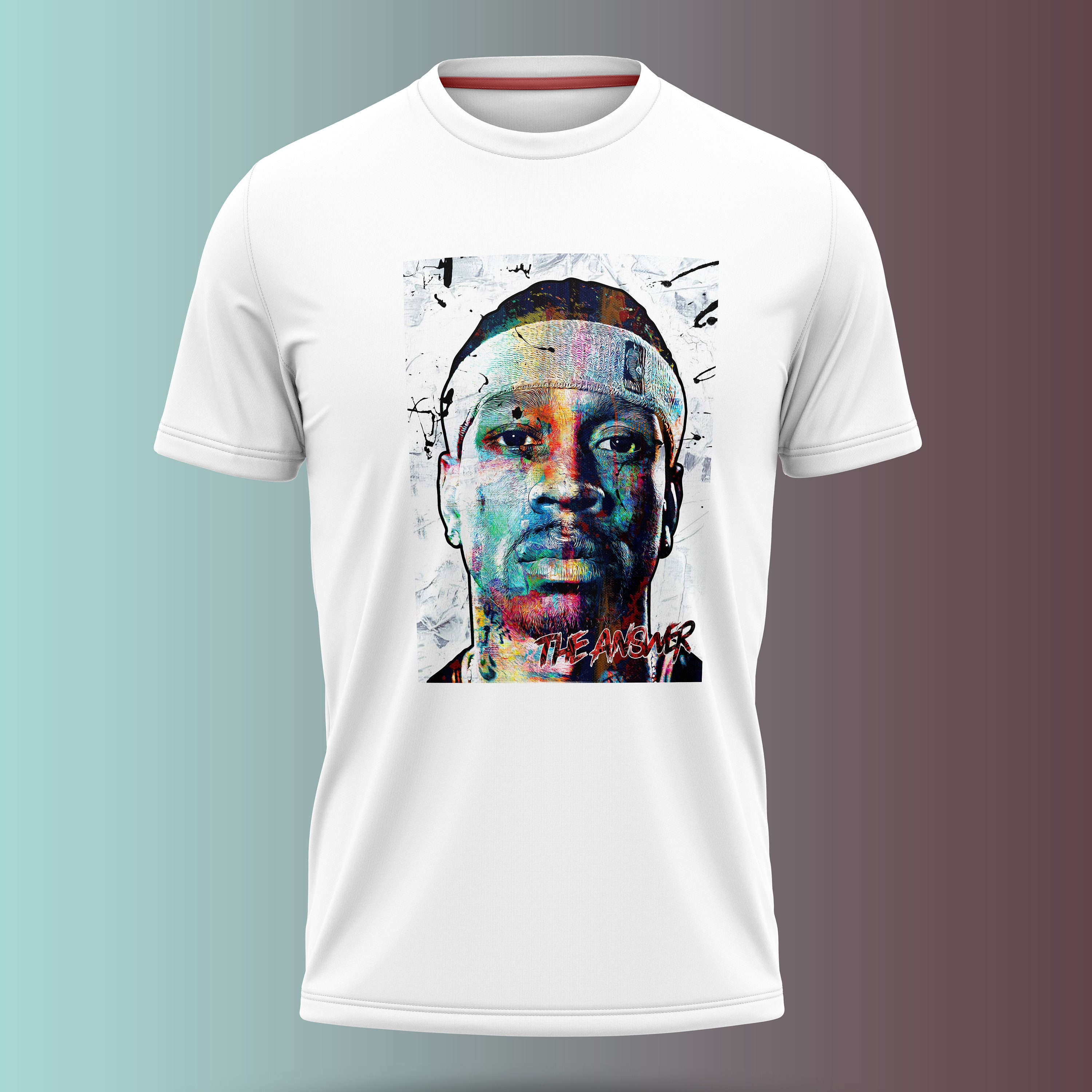 Allen Iverson Abstract Poster and Tshirt Digital Product Jpg, Allen ...