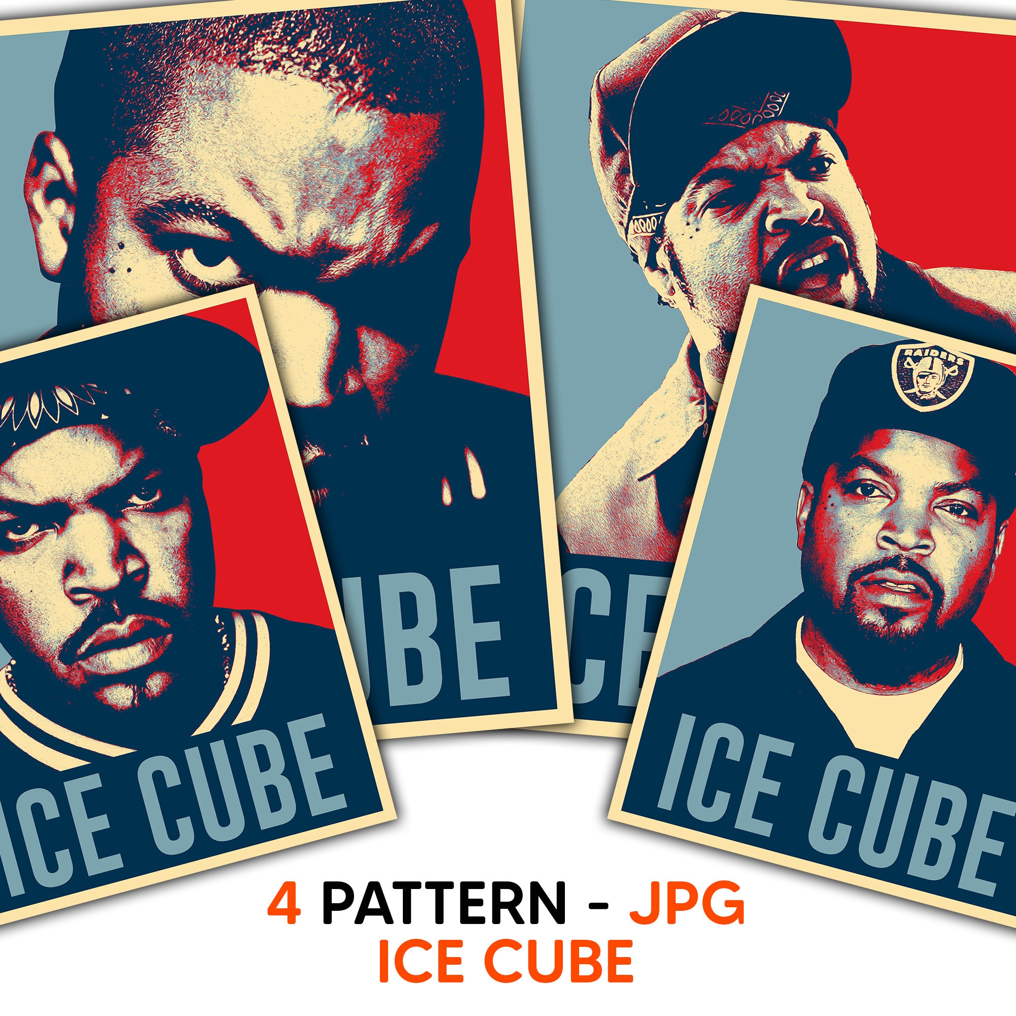 Ice Cube Hope Poster Jpg, Ice Cube Rap Star Tshirt Digital Product, Ice ...