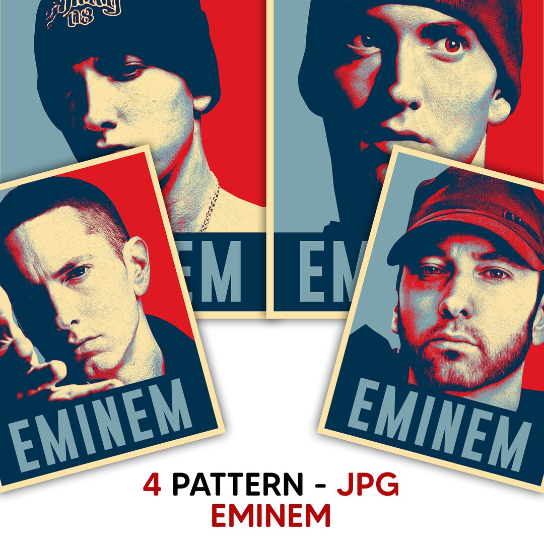 Eminem Hope Poster Jpg, Eminem Tshirt Digital Product, Eminem Rap ...