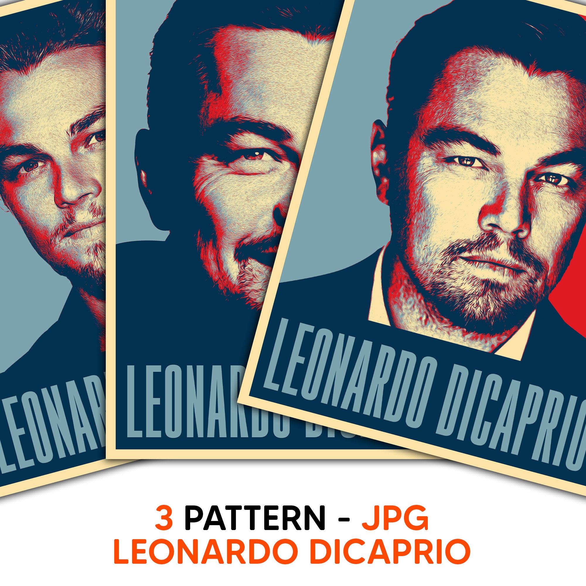 Leonardo Dicaprio Hope Poster Jpg Dicaprio Tshirt Digital - Etsy