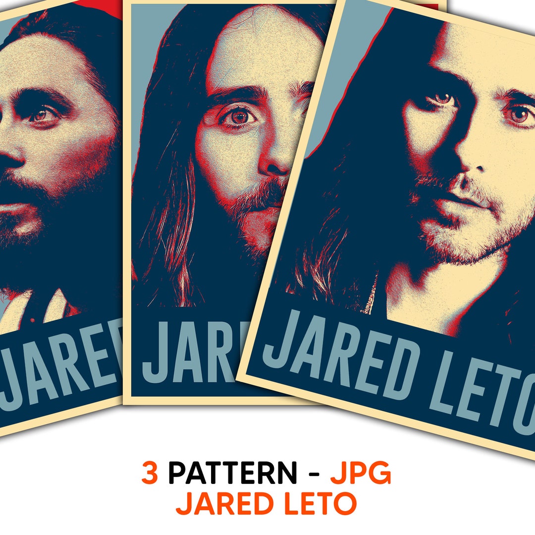 Jared Leto Hope Poster Jpg, Jared Leto Tshirt Digital Product, Jared ...