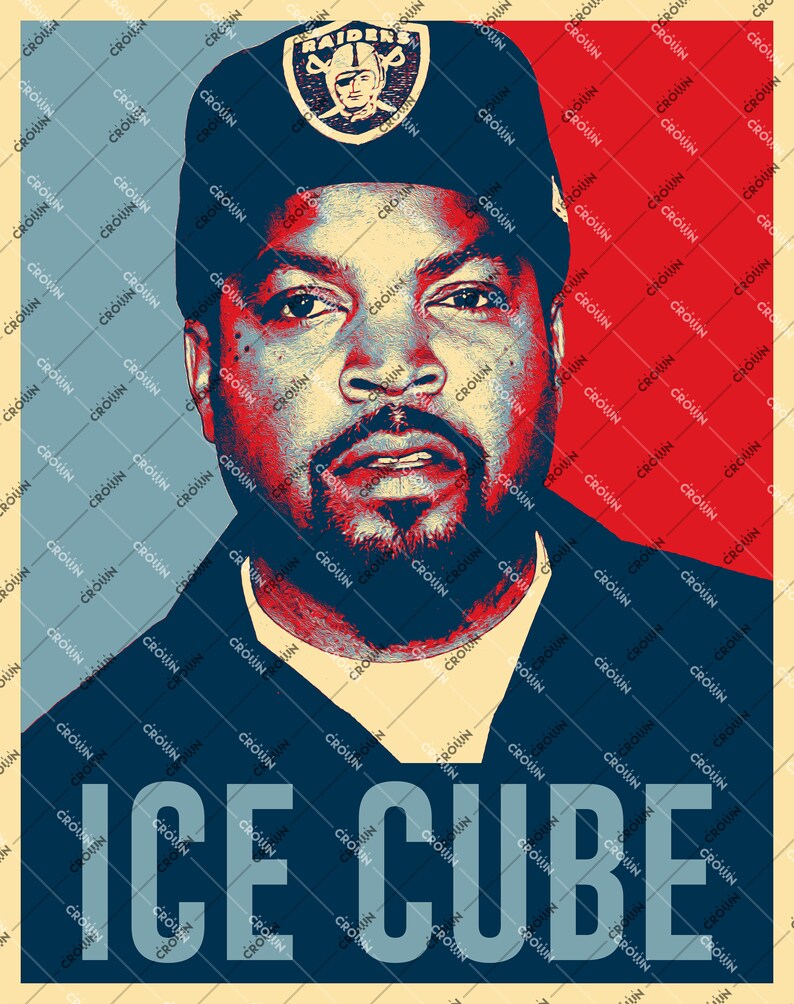 Ice Cube Hope Poster Jpg, Ice Cube Rap Star Tshirt Digital Product, Ice ...