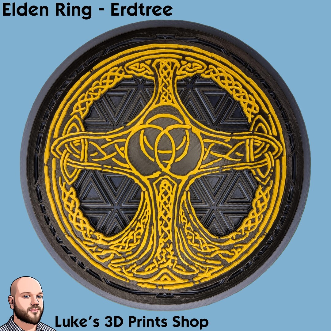 Elden Ring Erdtree Logo 3D Mosaic - Etsy UK