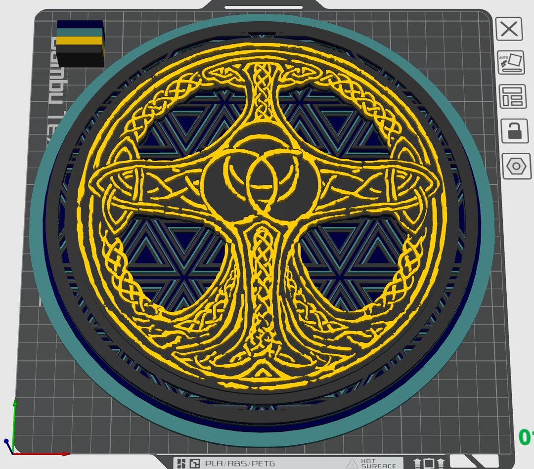 Elden Ring Erdtree Logo 3D Mosaic - Etsy