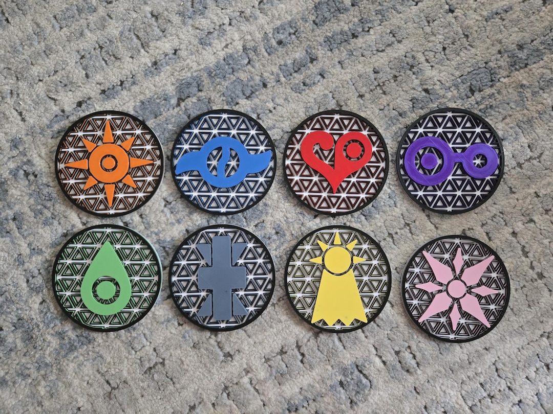 Digimon Crest Bundle Small 3D Mosaics - Etsy UK