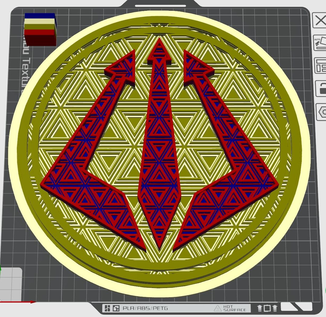 Warhammer Void Tridents Logo 3D Mosaic - Etsy
