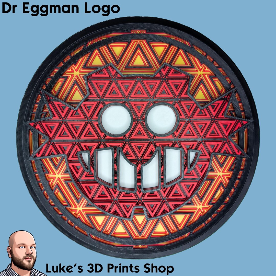 Dr Eggman 3D Mosaic - Etsy
