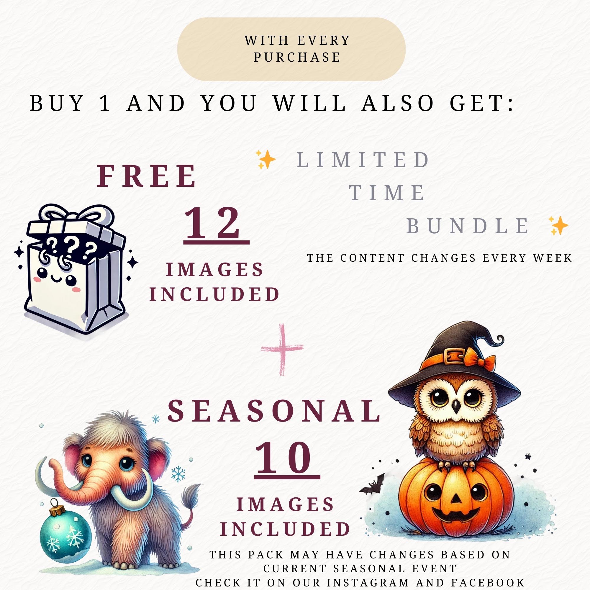 Magical Alphabet Clipart Fantasy Creatures Letters Digital Download ...