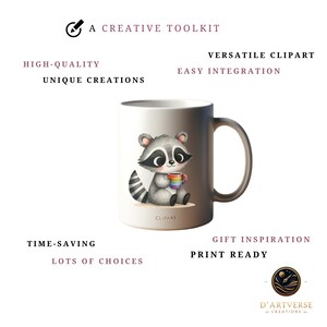Watercolor Cute Animals Clipart Cafe Mug Animals Png Baby Animal ...