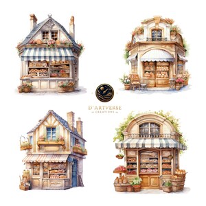 Watercolor Bakery Clipart Png Bread Sweet Treats Breakfast Shop Design ...