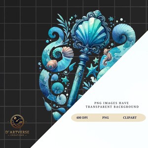 Watercolor Magical Key Clipart Fantasy Illustration Enchanted Key ...