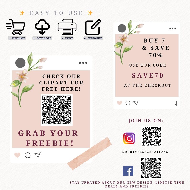 Watercolor Cute Bee Clipart Bundle Floral PNG Nursery Decor Digital ...