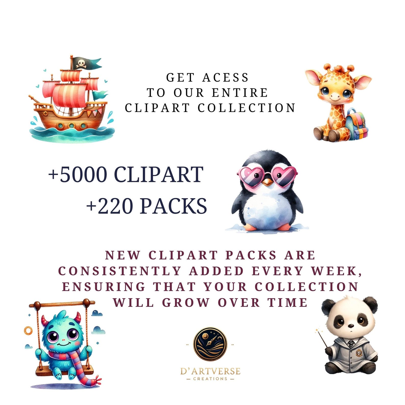 Entire Shop Bundle Ultimate Clipart Bundle Clipart Megapack Lifetime ...