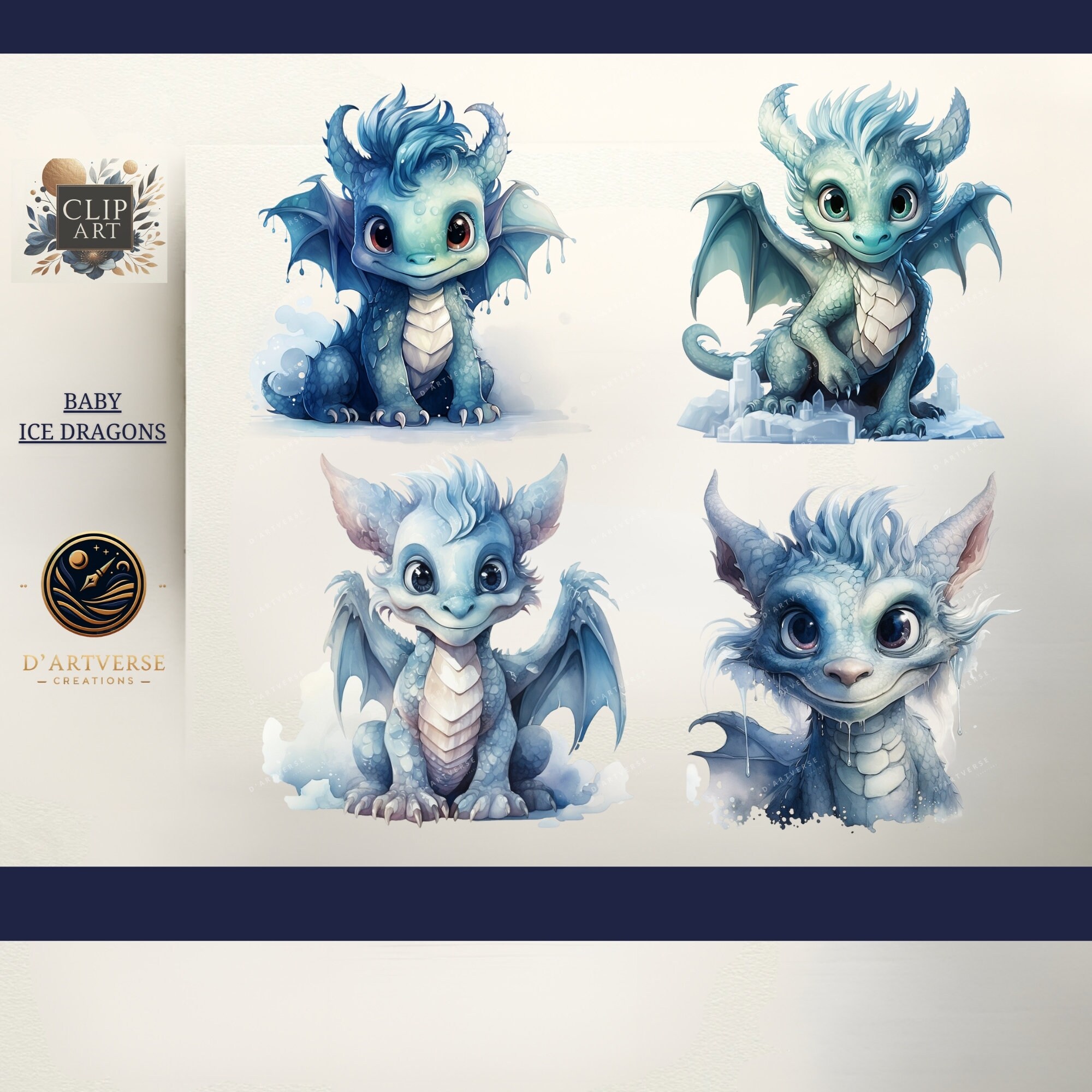 Dragon Clipart Cute Watercolor Baby Dragon Png Watercolor Dragon Clip ...