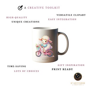 Watercolor Cute Animals Clipart Animals Riding Bikes PNG Nursery Animal ...