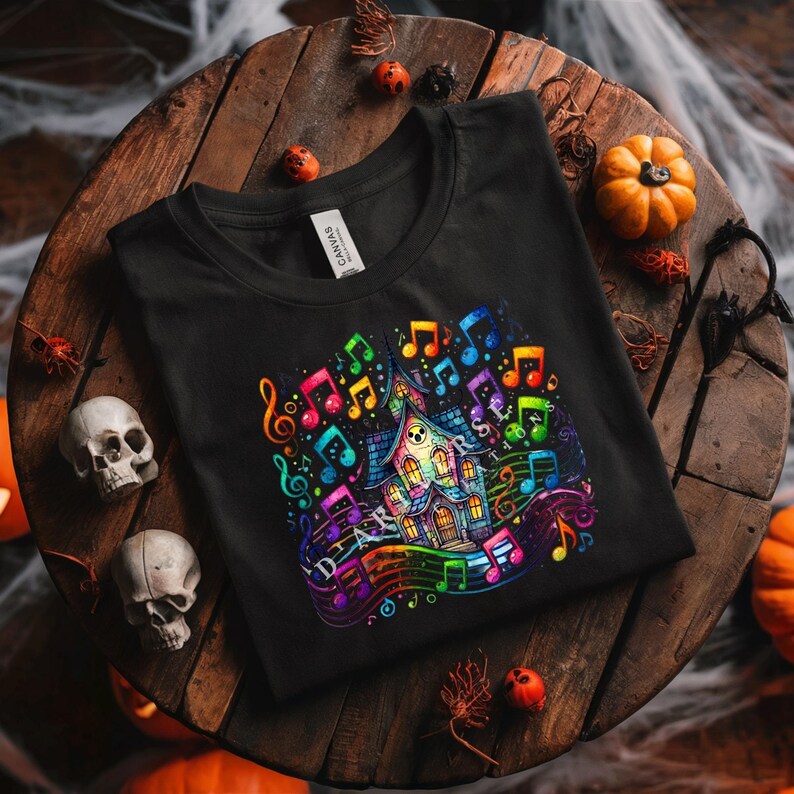 Watercolor Halloween Clipart Bundle Haunted House Musical Ghost PNG ...