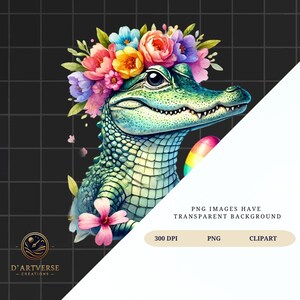 Funny Crocodile Easter Clipart Png Cute Africa Animals Art Safari ...