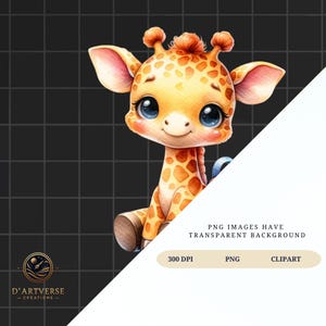 Watercolor School Animals Clipart Cute Animal Graphics Back to School ...